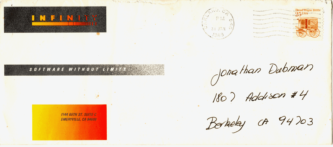 Infinity Software, a Bay Area startup | Dubman.com